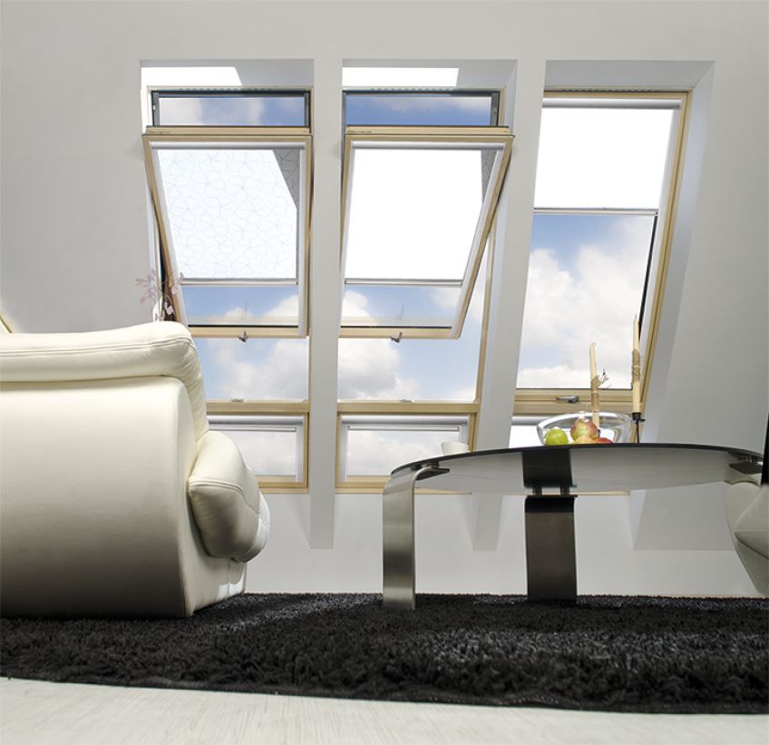 Pivot window with Raised Axis of Rotation - FAKRO